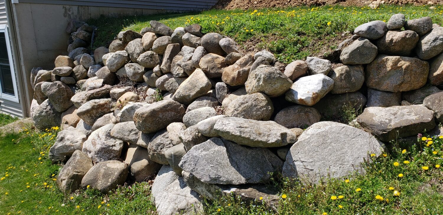 Retaining Wall Rebuild - Landscaping Plus LLC